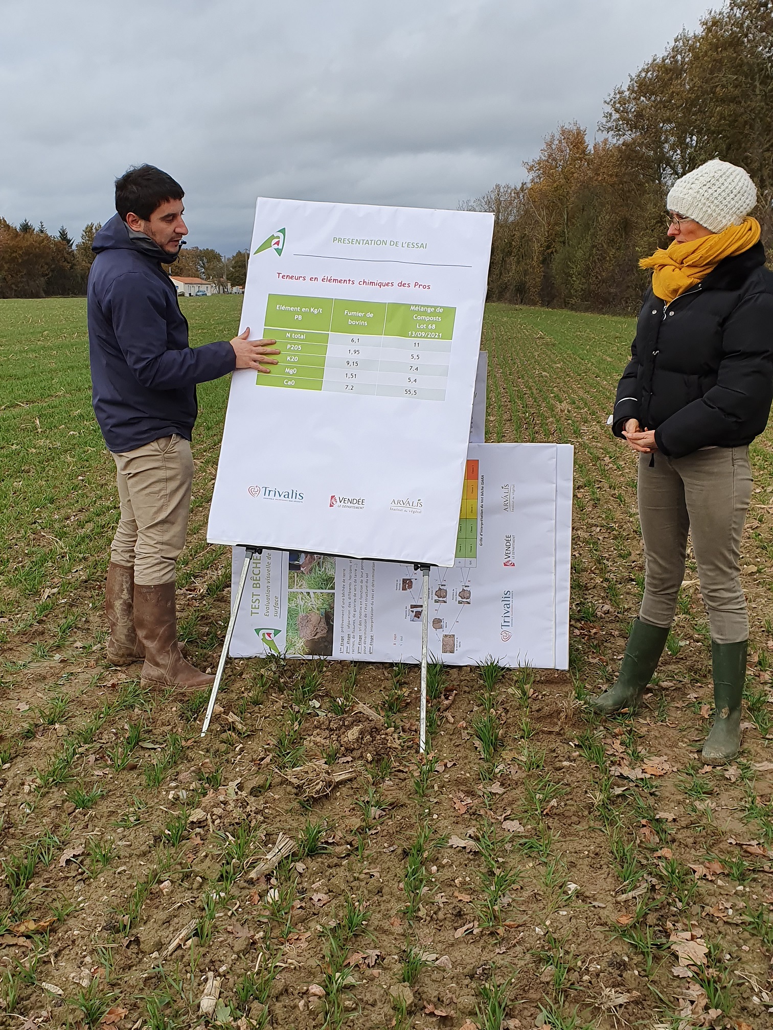 Le compost valorisé en agriculture : « En plus, il est propre » - Trivalis